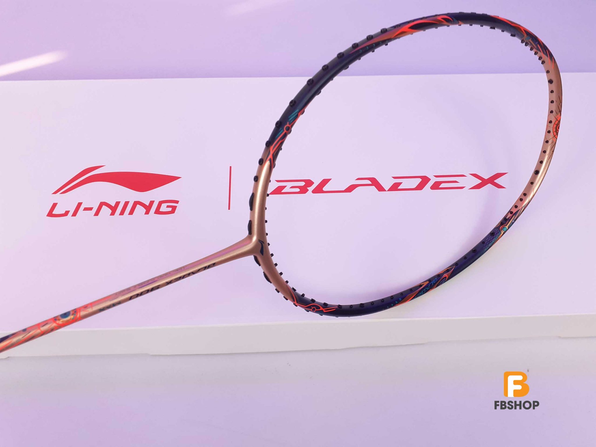 Vợt Lining Bladex 900 Max Vàng đồng | Mặt trời thế hệ mới