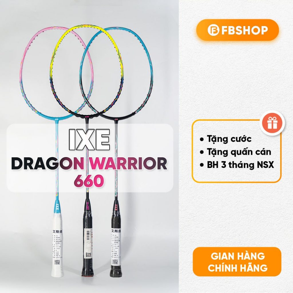 Vợt cầu lông IXE Dragon Warrior 660 | Vẻ đẹp cuốn hút